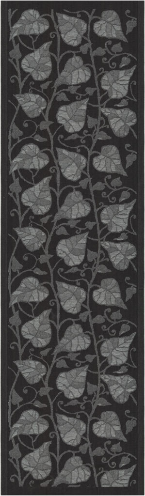 Ekelund Dinner for Two Sort med koks blade, Leslie, 35 x 120 cm ...